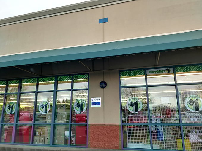 The green mile of savings. These windows offer a tantalizing glimpse into a world where a dollar still has some muscle.