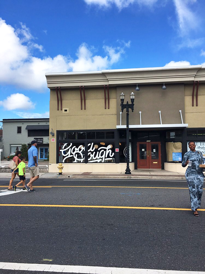 The unassuming exterior hides Jacksonville's sweetest secret. Like all great culinary destinations, Good Dough doesn't need to shout about greatness.