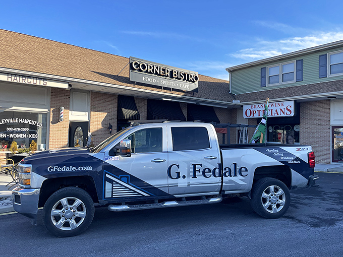 Corner Bistro: where "going out" meets "feels like home." Just don't try parking your truck in the living room at home.