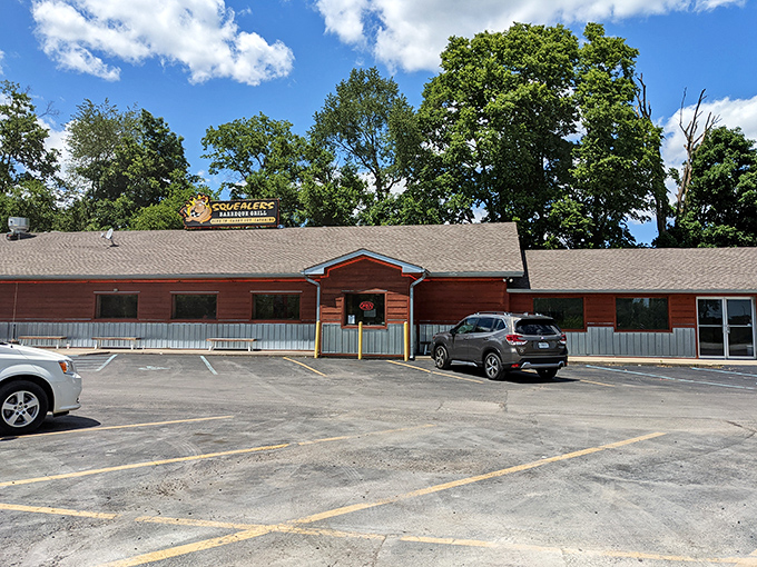 Squealers: where barbecue pilgrims come to worship at the altar of smoked meats. Your taste buds' new happy place awaits!