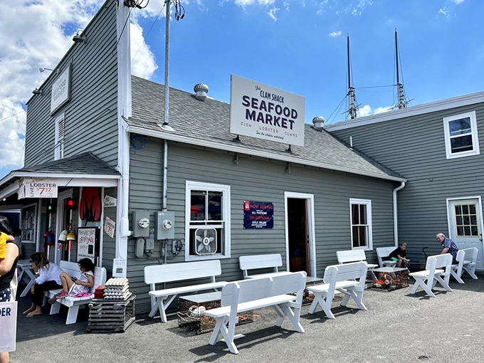 More than just a meal, it's an experience. The Clam Shack's outdoor seating area is where memories (and full bellies) are made.