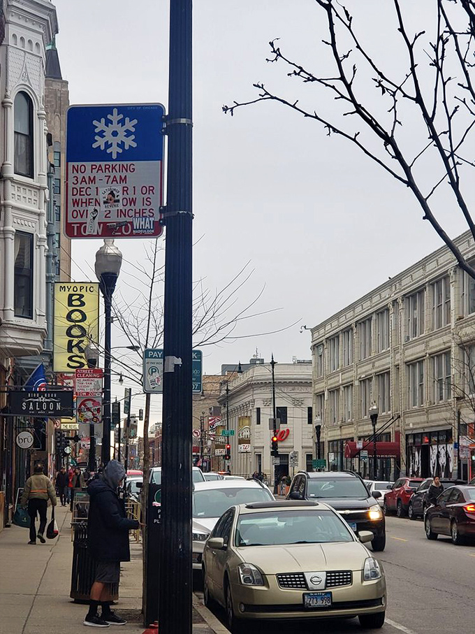 Myopic Books: Where parking is as challenging as finding that elusive first edition. But trust us, it's worth the hunt!