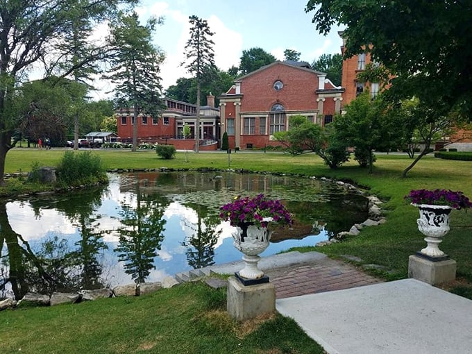 Tranquility, thy name is this pond. It's like a living, breathing postcard &ndash; only you can't lick the back and mail it to Aunt Mildred.