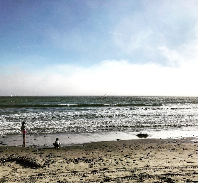 After a seafood feast, take a moment to drink in this view. It's the perfect digestif &ndash; salty, refreshing, and 100% calorie-free!