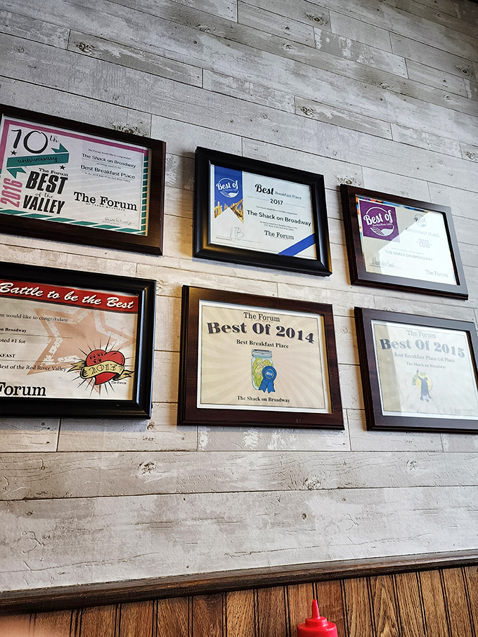 Wall of fame or hall of yum? The Shack's accolades prove that sometimes, the best things in life are deep-fried, syrup-covered, and served with a side of local pride.