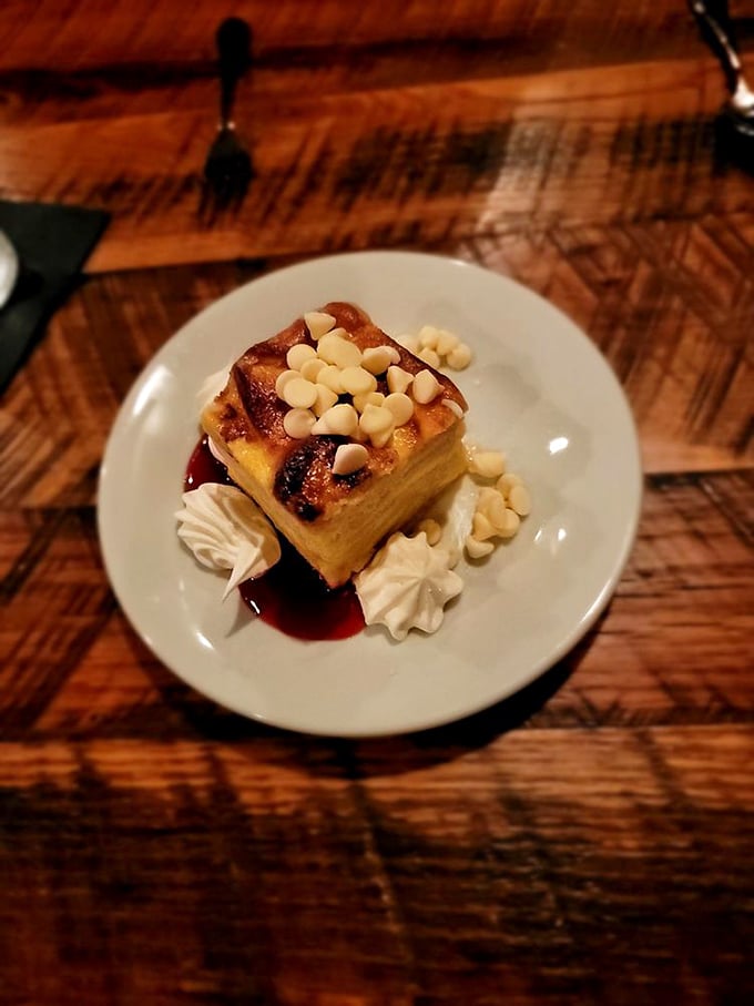 Bread pudding so decadent, it could make Marie Antoinette say, "Let them eat this instead of cake!"