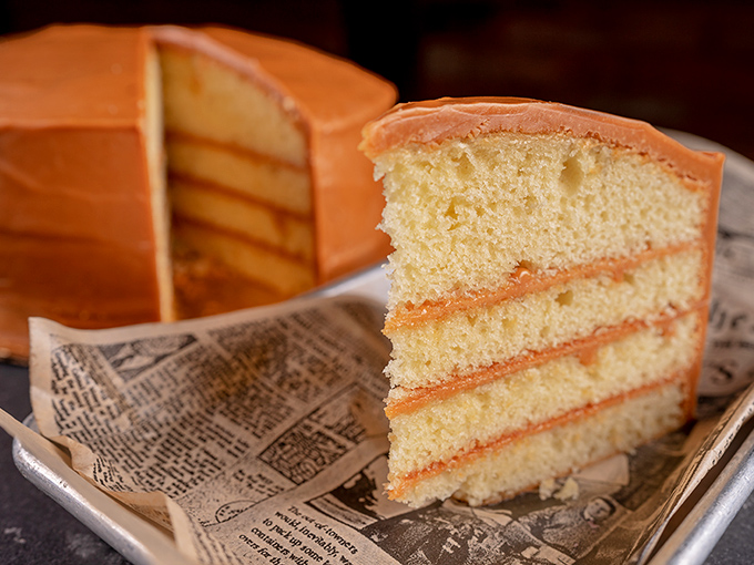 Layer upon layer of pure joy! This caramel cake is the sweet finale that'll have you humming "That's Amore" with every bite.