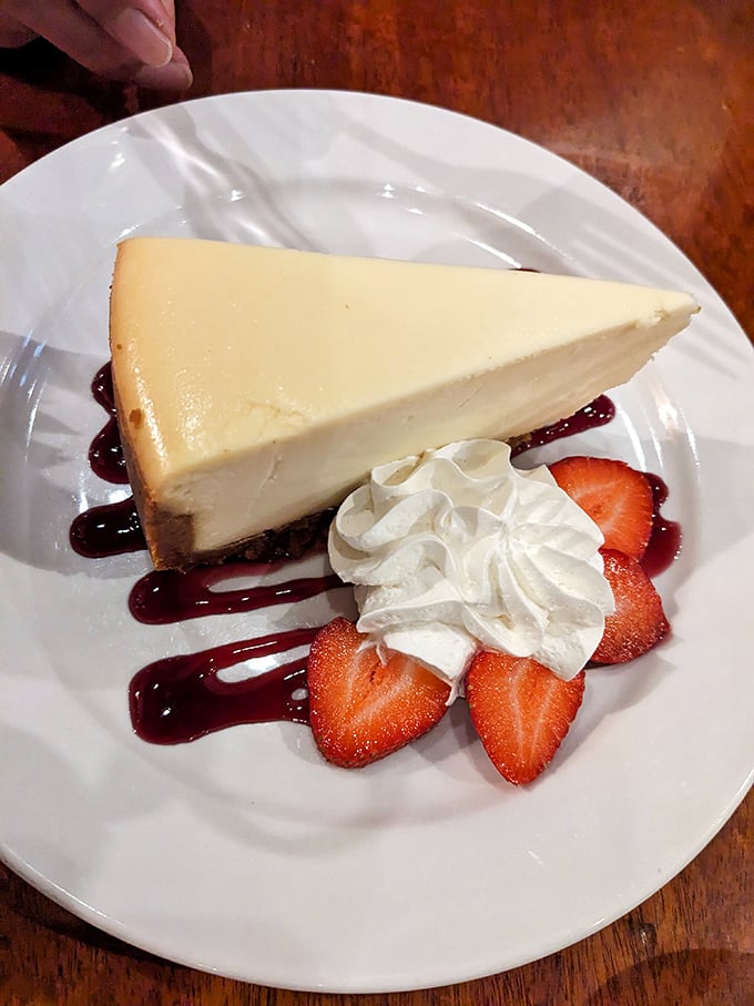 A slice of heaven that's creamier than a smooth-talking politician. This cheesecake could unite Republicans and Democrats!