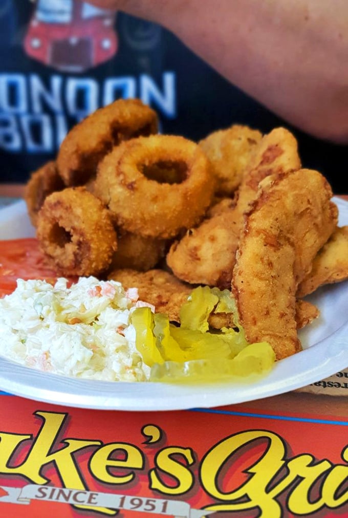 Crispy, golden, and oh-so-tempting! These chicken tenders and onion rings are the dynamic duo your taste buds deserve.
