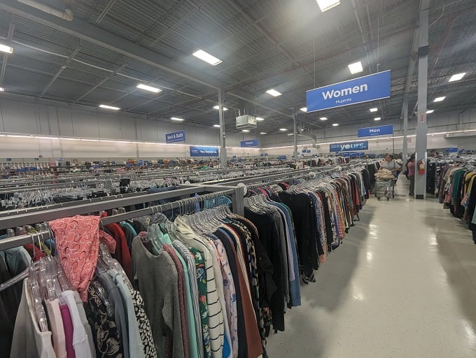 A thrift lover&rsquo;s dream! Endless racks of pre-loved fashion, waiting for their next chapter&mdash;because style is timeless, and great deals never age!