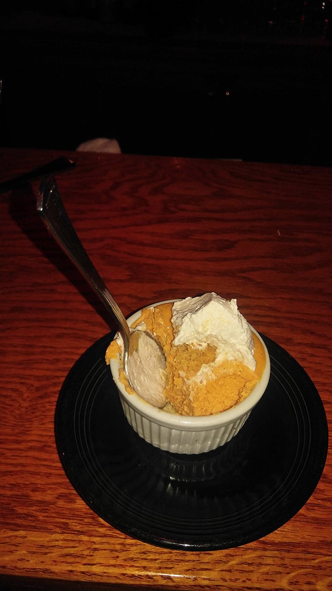 A sweet ending to a meaty feast. This dessert proves that even tough cowboys have a soft spot for something sugary.