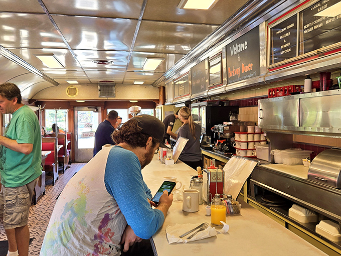 Where strangers become friends over shared love of good grub. This is where diner magic happens, folks!