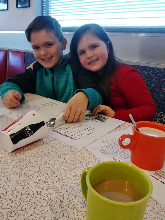 Kids' choice award winners! These young food critics know that crayons and pancakes are the perfect recipe for family fun.