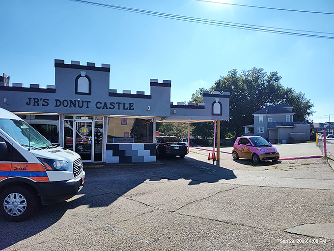 Even your car can get in on the action! JR's drive-thru proves that good things come to those who don't want to change out of their pajamas.