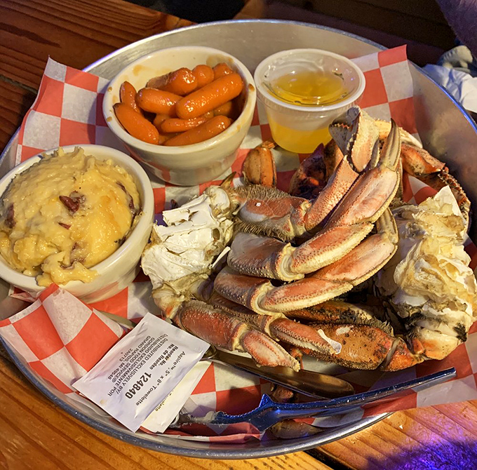 Holy crab! This Dungeness feast is what seafood dreams are made of. Grab a bib and prepare for a delicious adventure!