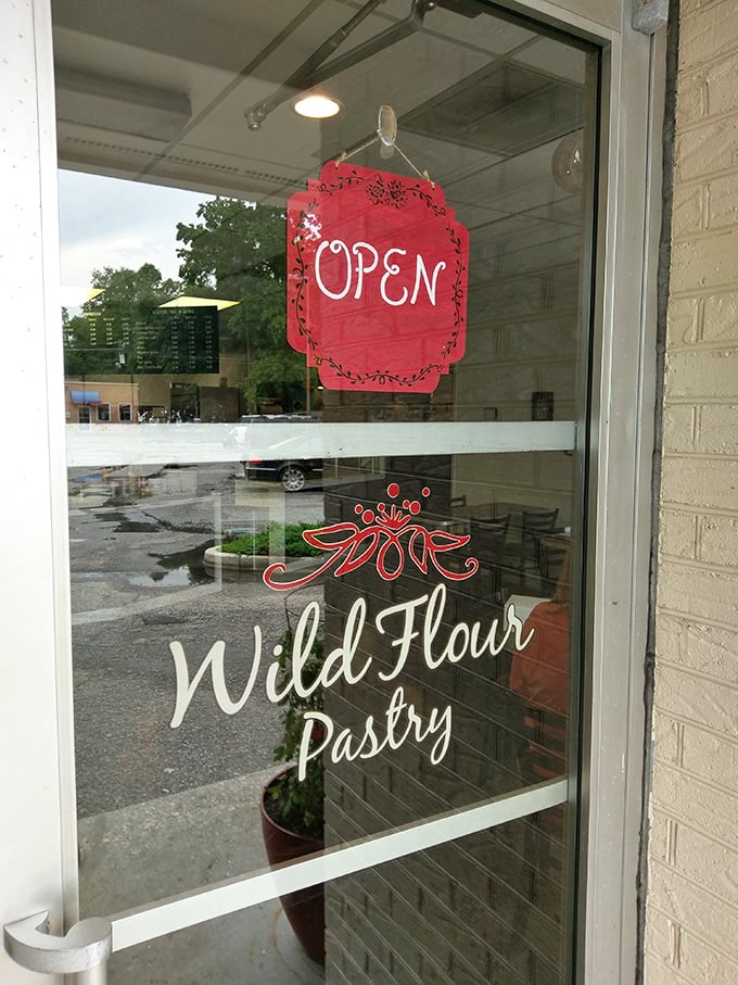 Open sesame to flavor town! This entrance is like a portal to a world where calories are just a myth and pastries reign supreme.