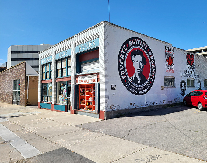 More than just a bookstore &ndash; it's a cultural landmark. That mural adds a dash of local flavor to this literary feast.
