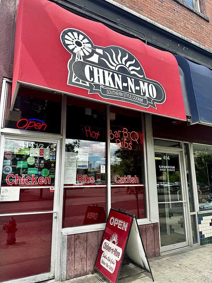 The gateway to gastronomic bliss! This storefront might look unassuming, but inside lies a world of flavor that'll knock your socks off.