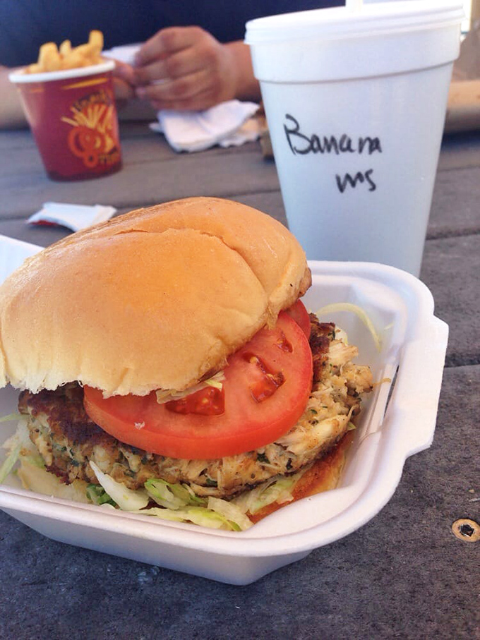 Holy crab! This grilled crab cake sandwich looks like it could make Poseidon himself swap his trident for a fork.