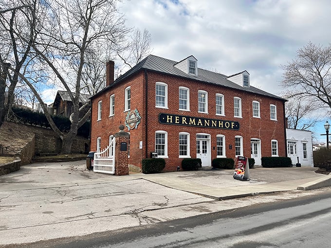 Hermannhof Winery's understated brick charm belies the liquid magic happening inside &ndash; where Missouri grapes transform into conversation-worthy wines.