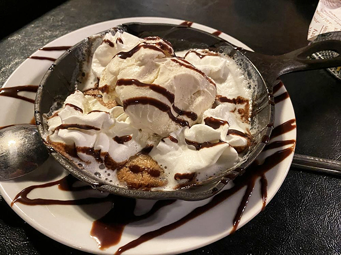 Dessert that's hotter than a Kansas summer! This gooey cookie concoction is like a warm hug for your taste buds.