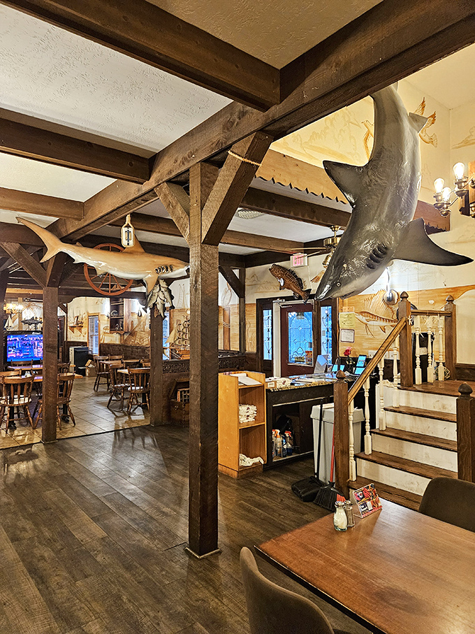 Part maritime museum, part restaurant. With decor like this, you might forget you came for the food&mdash;until it arrives, that is.