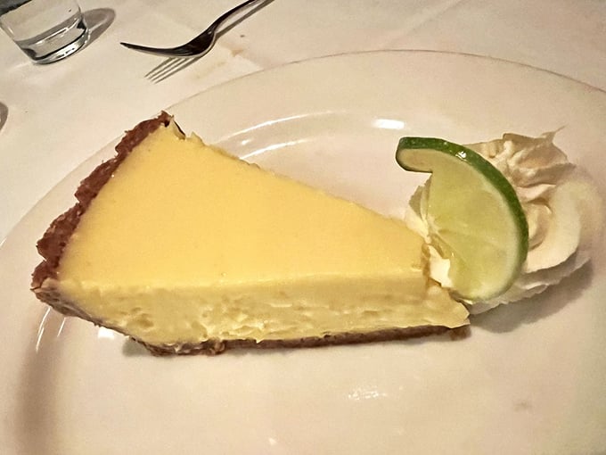 Key Lime Pie: the perfect finale to a seafood feast. Tart, sweet, and creamy, it's like Florida decided to send a slice of sunshine to brighten up the Midwest.