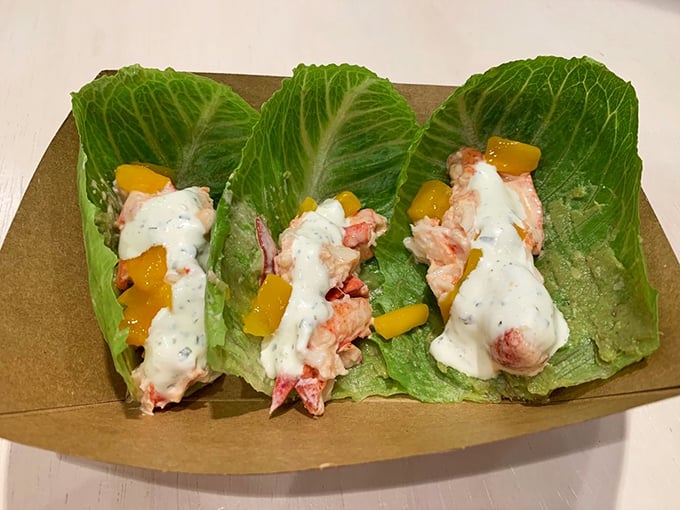 Lobster lettuce cups: For when you want to feel healthy but can't resist the siren call of buttery crustaceans.