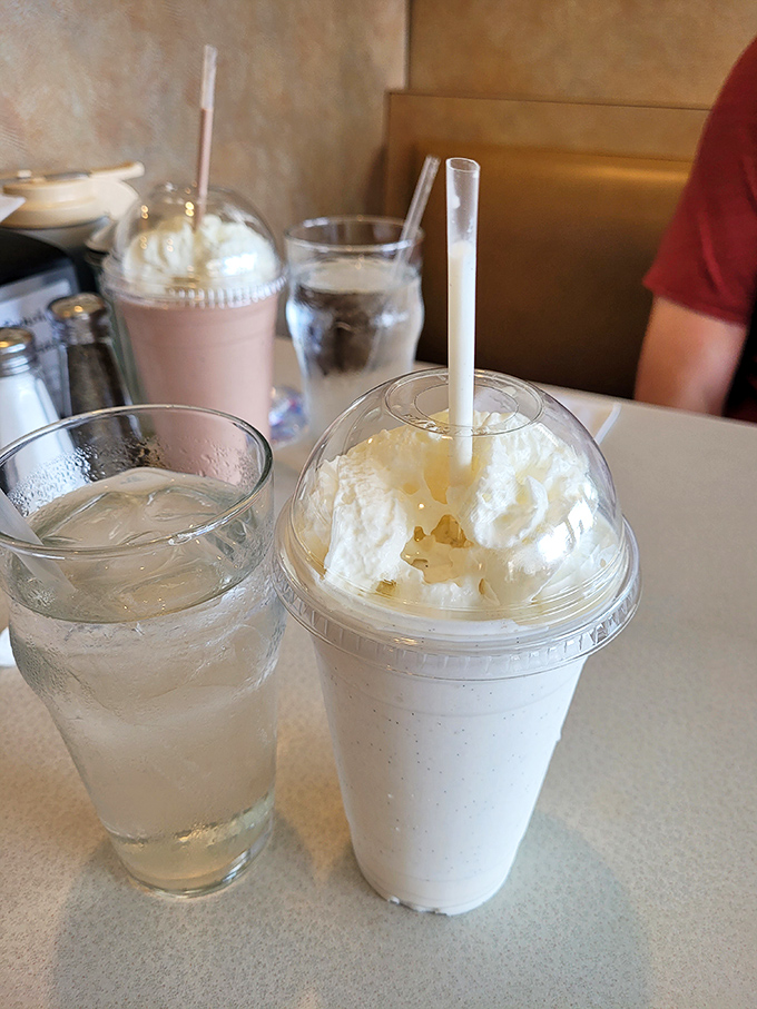 Milkshakes thick enough to require serious straw commitment&mdash;the kind that makes your cheeks hurt from trying but your soul happy from succeeding.