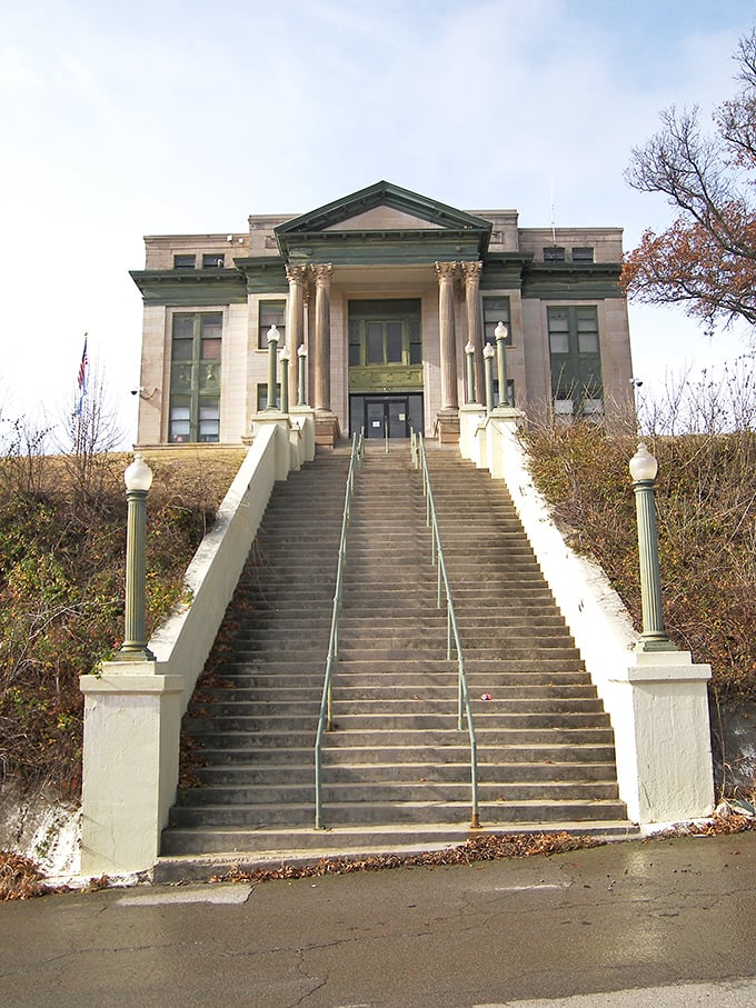 The Osage County Courthouse: Justice never looked so good. It's like the Parthenon, but with better air conditioning.