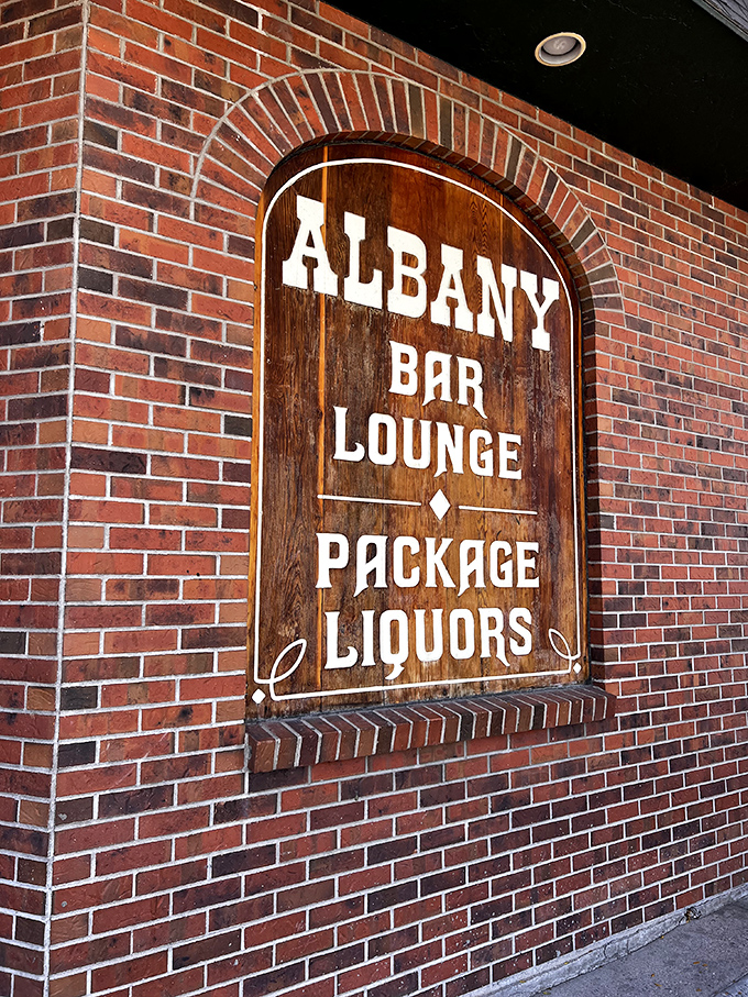A sign that's seen more Wyoming weather than a seasoned rancher. It's not just a restaurant &ndash; it's a local landmark!