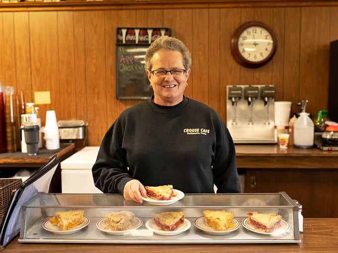 The queen of quiche and empress of eggs Benedict. Meet the owner, whose smile is as warm as her freshly baked pies.