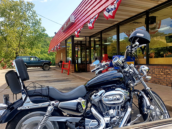 Where chrome meets comfort. This diner's not just feeding bellies; it's fueling adventures, one hearty meal at a time.