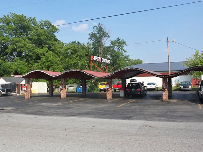 Park it right here for burger bliss. Jiffy Burger's parking lot is your gateway to a world of delicious possibilities. Prepare for tastebud takeoff!