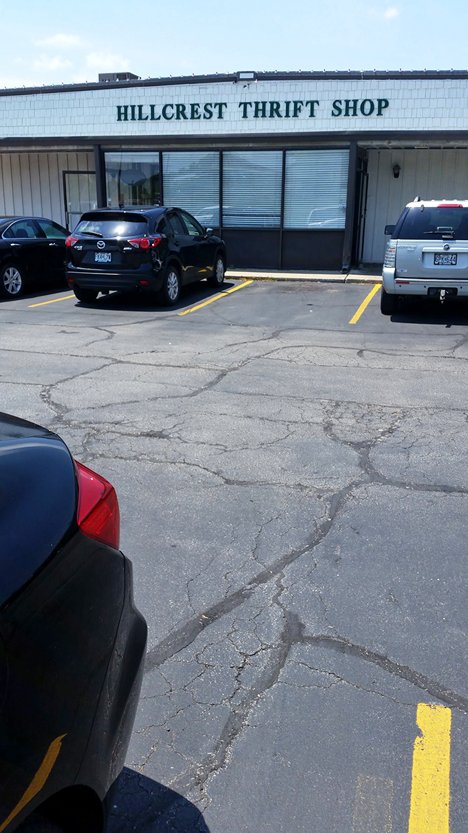 Park it like it's hot! The lot may be cracked, but the deals inside are solid gold.