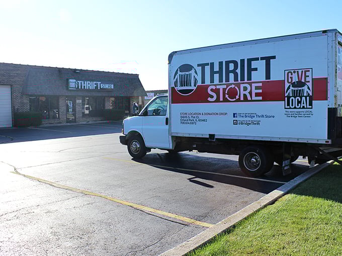 The thrill of the hunt begins here! This parking lot is the starting line for bargain-seeking marathoners ready to flex their frugal muscles.