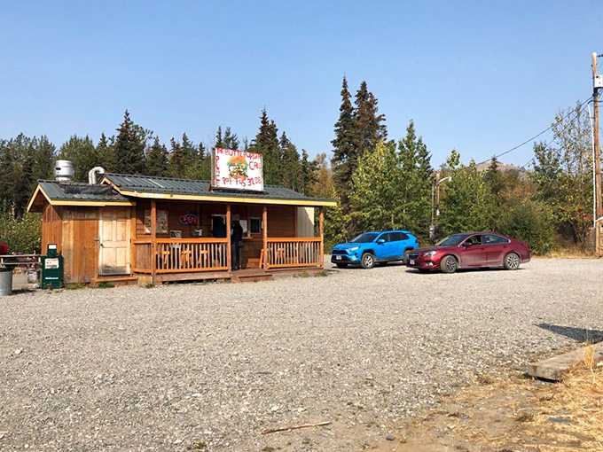 Park it and chow down! This humble lot is the launching pad for your taste bud's Alaskan expedition.