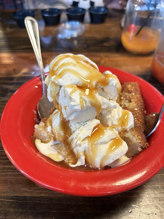 Sweet endings and sticky fingers! This dessert is so good, it'll make you forget you just inhaled a pound of meat.