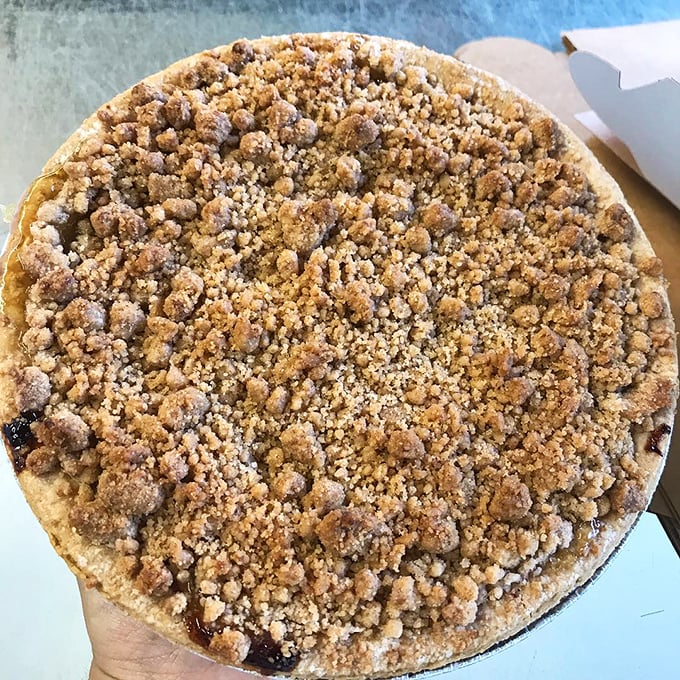 Open sesame! These doors lead to a world of buttery, flaky, sugary delights. Enter at your own risk (of becoming a regular customer).