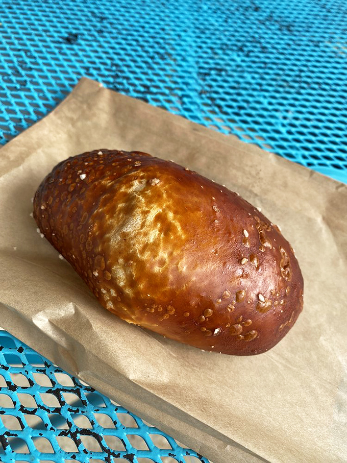 The pepperoni pretzel roll: Where Philly meets West Virginia! This twisted treat is the ultimate East Coast mash-up. Yum alert!