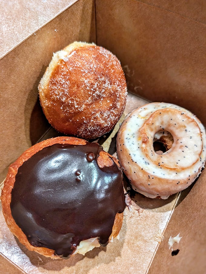 Plump and proud! These donuts aren't just food, they're an experience &ndash; one that might require loosening your belt a notch.