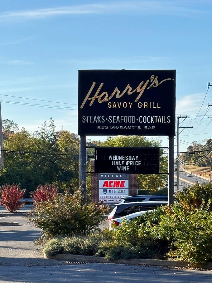 This sign isn't just advertising a restaurant, it's broadcasting a siren call to food lovers everywhere. Resistance is futile!