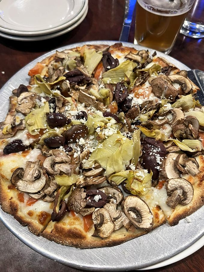 Who needs meat when veggies can party like this? This pizza is a garden fiesta, and everyone's invited!