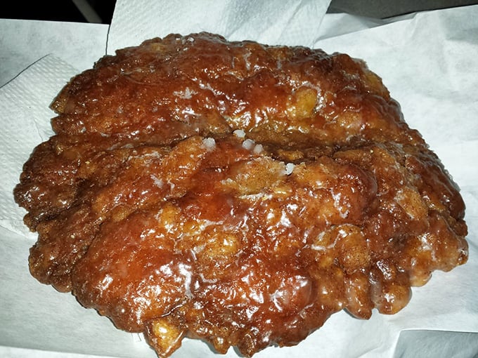 The holy grail of fried dough! This apple fritter is so magnificent, it deserves its own theme song. Cue the trumpets!