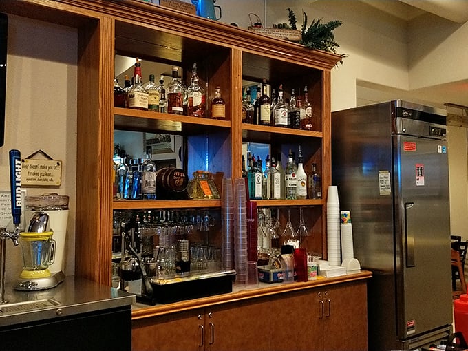 The bar where everybody knows your name... or at least your favorite drink. A liquid library of happiness awaits!