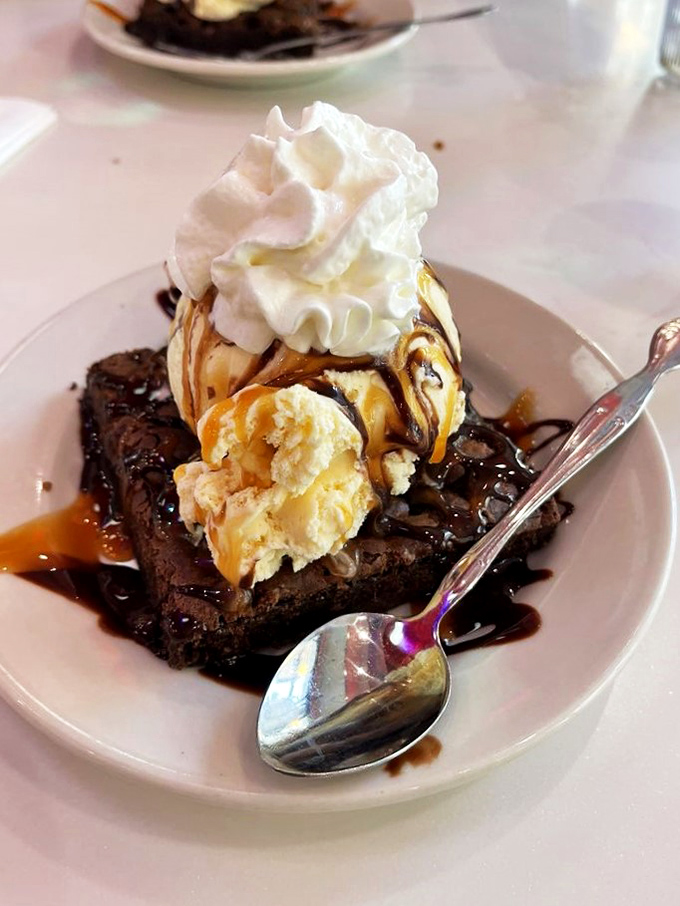 Brownie delight or sugar-induced fever dream? This dessert is so decadent, it might just solve all of life's problems... temporarily.