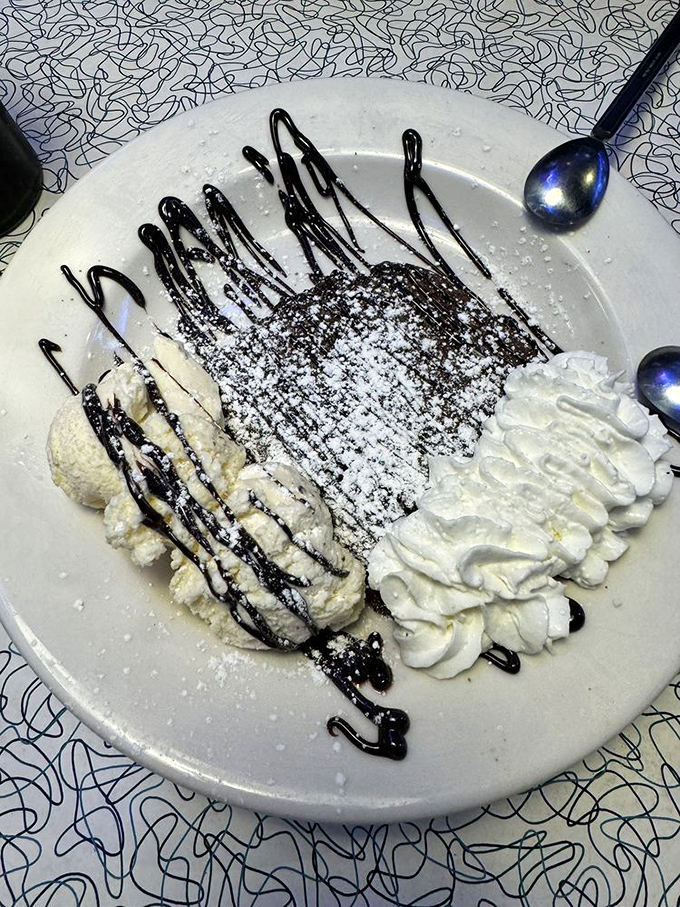 "Chocolate overload alert! This brownie sundae is the stuff of dessert dreams &ndash; and probably a few sweet tooth fantasies."