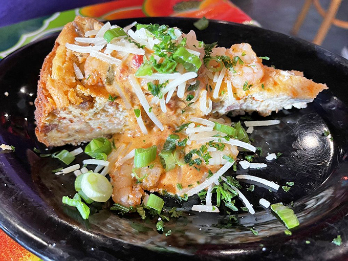 "Cheesecake or savory sensation? At Jacques-Imo's, why not both?" This unique appetizer proves that sometimes, the best things in life are a little bit unexpected.