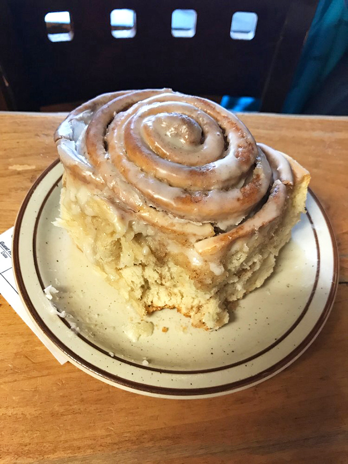 Cinnamon roll or edible hug? This gooey, glazed beauty looks like it could comfort you through anything from a bad day to a long winter.