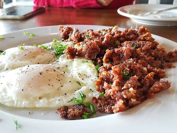 Corned beef hash and eggs: The breakfast of champions&hellip; and anyone who appreciates a good cure for what ailed them the night before.
